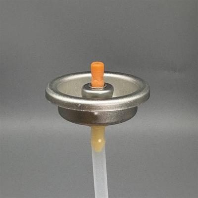 China Deluxe Foam Cleanser Valve 24mm Premium Foam Sprayer for Luxury Beauty Brands with High Gloss Finish for sale