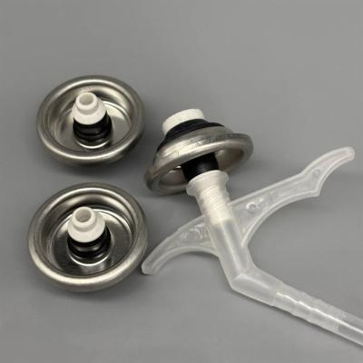 China Precise PU Foam Valve Short Stem 1x0.46mm Orifice for Cosmetics Gentle Dispense for sale
