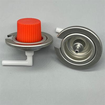 China Eco-Conscious 1 Inch Portable Butane Gas Canister Valve 20% Gas Saving Recyclable Aluminum for sale