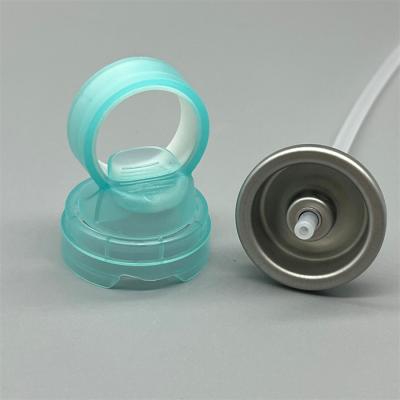 China UV-Resistant Sunscreen Spray Pump Valve 28mm Leak-Proof Fine Mist Nozzle for sale