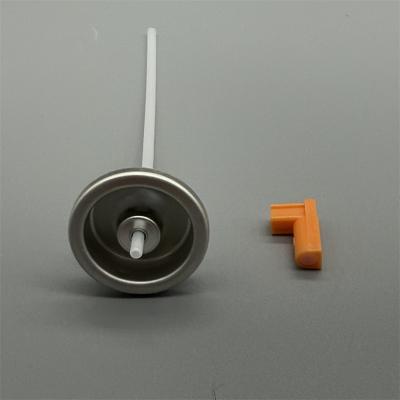China Industrial Metered Aerosol Valves for Lubricants Cleaners Chemical Resistant 1 Inch Mount for sale