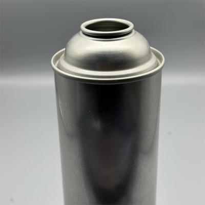 China Empty Butane Gas Cartridge 360 Degree Dual Valve Refillable Aerosol Can for Universal Lighters for sale