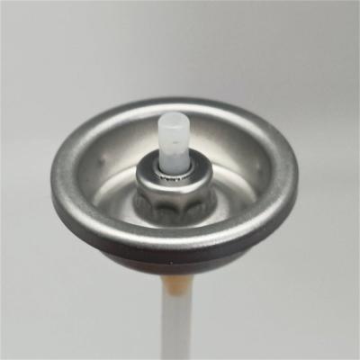 China Hair Care Spray Valve with Actuator 20mm Dry Shampoo Aerosol Valve for Salon Use for sale