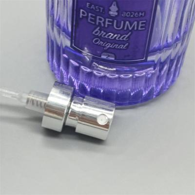 China Fine Mist Perfume Spray Pump 0.2ml with Leak-Proof Metallic Finish for Luxury Fragrance Bottles for sale