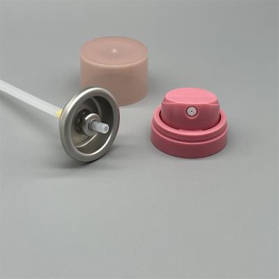 China Deodorant Spray Valve with Body Mist Actuator 20mm Leak-Proof Aerosol Dispenser for sale