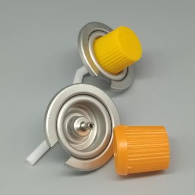 China Butane Gas Valve 360 Degree Operation Leak Proof DNM Nozzle for Refill Canisters for sale