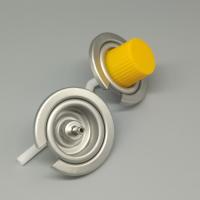 China 1 Inch Propane Butane Compatible Gas Valve for Mixed Gas Cartridge Stoves for sale