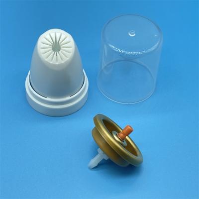 China Hair Mousse Inverted Aluminum Valve 360-Degree Dispensing System for Rich Foam Output for sale