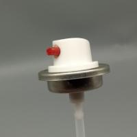 China Industrial Female Paint Spray Valve 1 Inch Aerosol Can 0.33mm to 0.50mm Orifice for sale