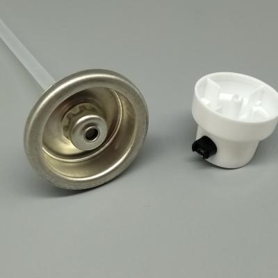 China Industrial Female Paint Spray Valve 1 Inch Aerosol Can 0.33mm to 0.50mm Orifice for sale