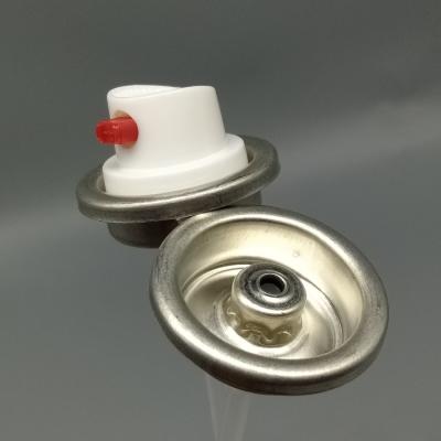 China Female Paint Aerosol Spray Valve 1 Inch 0.33mm to 0.50mm Orifice for Solvent Based Coatings for sale