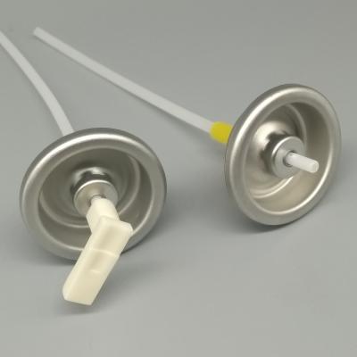 China Industrial Metered Aerosol Valve 100-250µl Clog-Resistant Precise Dispensing for Lubricants for sale