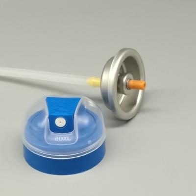 China Industrial Aerosol Actuator Valve 45mm Cap High Flow for Odor Neutralizer Large Spaces for sale
