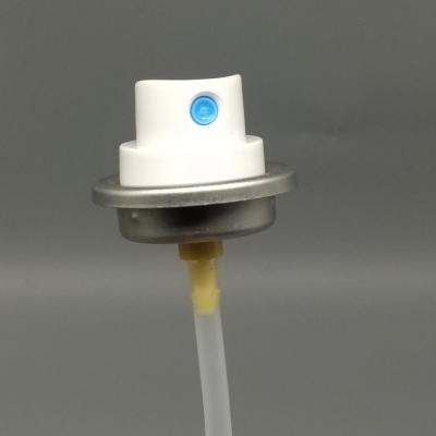 China Custom Air Freshener Spray Cap and Actuator for Aerosol Cans 0.3-0.6mm Orifice for sale