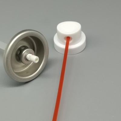 China Aerosol Cleaner Spray Valve 2x0.51mm Orifice for Automotive Maintenance Solvent Dispensing for sale