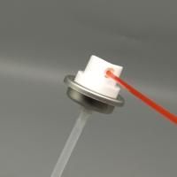 China WD-40 Style Aerosol Valve 1 Inch Mounting Cup for Lubricant and Corrosion Protection Sprays for sale