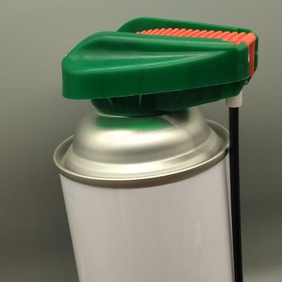 China Aerosol Trigger Actuator with Extension Tube for Lubricant Cleaner Degreaser 360ml for sale