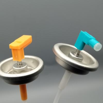 China 1 Inch Metered Aerosol Valve 20mm 50μL 75μL 100μL for Air Freshener Insecticide for sale