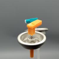 China 1 Inch High Plastic and Metal Stem Aerosol Valve 20mm for Air Freshener 100μL Dose for sale