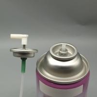 China 1 Inch High Plastic and Metal Stem Aerosol Valve 20mm for Air Freshener 100μL Dose for sale