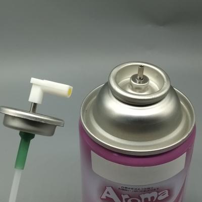 China 1 Inch Metered Aerosol Valve 30-120μL Plastic Metal Stem Precision Dispensing for sale