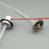 China WD-40 Style Lubricant Aerosol Valve with Locking Straw for Multi-Use Spray Applications for sale