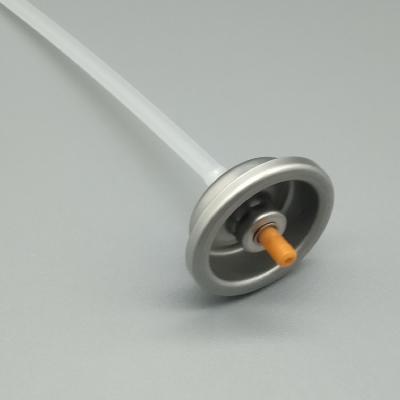 China Aerosol WD-40 Spray Valve 1 Inch Leak-Proof Crimp Seal for Penetrating Oil for sale