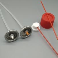 China WD40 Style Aerosol Valve 1 Inch Mounting Cup for Lubricant Spray with Straw Option for sale