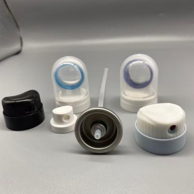 China Sunscreen Aerosol Valve 360-Degree Leak-Proof Seal with Hygienic Cover for SPF Spray for sale