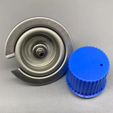 China 1-Inch Industrial-Grade Outdoor Stove Gas Valve with Red Safety Cap 2.40 mm for sale