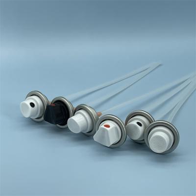 China Custom Color-Matched Aerosol Valve 1 Inch Male Actuator UV-Resistant Coating for Automotive Industrial Coatings for sale