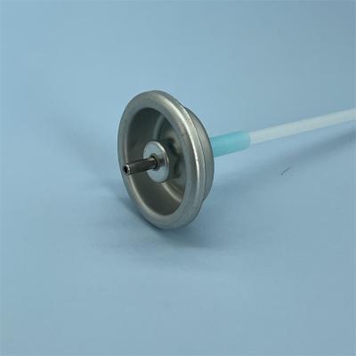 China 1 Inch Aerosol Metered Valve Fixed Volume Spray Mechanism for Nasal Sprays 100mcl for sale