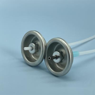 China One Inch Tinplate Metered Aerosol Valve 25-200μl for Continuous Fragrance Release Commercial Air Freshener for sale