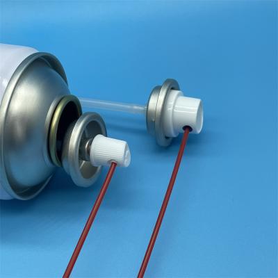 China Carburetor Cleaner Aerosol Valve 0.5-0.8mm Stem Orifice for 1 Inch Mounting Cup for sale