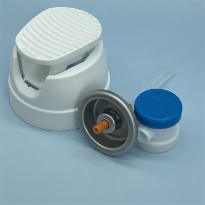 China Shoe Cleaning Valve Actuator, Footwear Care Spray Actuator & Sock Cleaning Aerosol Actuator For Foam And Liquid Cleaning Applications for sale