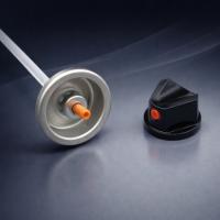 China Pre-Finished Male Aerosol Paint Valve with Color-Coordinated Finish 1 Inch 20mm for sale