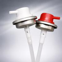 China 360 Degree Aerosol Dispensing Valve 1 Inch Metal Tinplate for Multi Angle Spraying for sale