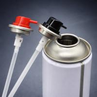 China One Inch Metal Tinplate Aerosol Valve 360 Degree Upside Down Dispensing Multi Directional Spray for sale