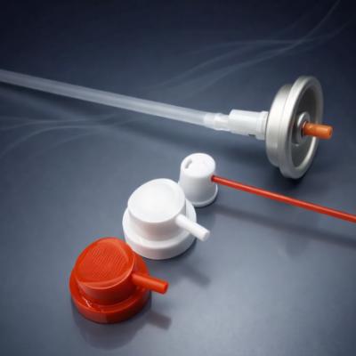 China One Inch Metal Tinplate Aerosol Valve 360 Degree Inverted Spray for Tin Aluminum Cans for sale