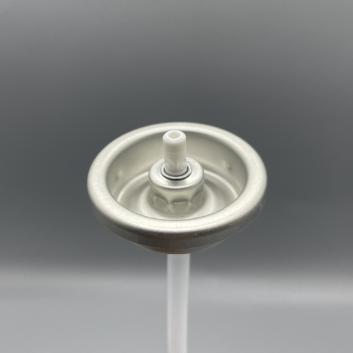 China One Inch Tinplate Aerosol Valve for Powder-Based Dry Shampoo 1 Inch Mounting Cup for sale