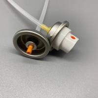 China 1 Inch Foam Cleaner Aerosol Valve with Brush Cap 25.4mm for Car Interior Spray for sale
