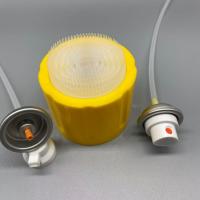 China 1 Inch Aerosol Valve System with Brush Cap for Foam Cleaning Spray 25.4mm for sale
