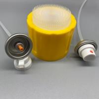 China 1 Inch Aerosol Valve System with Brush Cap for Foam Cleaning Spray 25.4mm for sale
