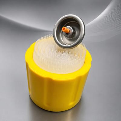 China Precision Foam Aerosol Valve and Protective Cap Assembly for sale