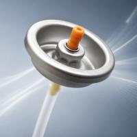 China 53mm Continuous Mist Valve for Deodorant Aerosol Packaging Hypoallergenic Body Spray for sale