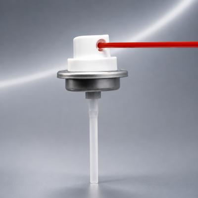 China Carburetor Cleaner Aerosol Valve 360-Degree High-Pressure Concentrated Stream Chemical-Resistant HDPE PP for sale