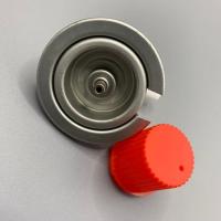 China 1 Inch Aerosol Butane Gas Valve 360 Degree Leak Proof for Portable Stoves for sale