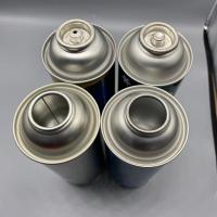 China Cassette Gas High Pressure 18-21 Bar Aerosol Empty Tinplate Can 65mm 57mm for sale