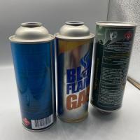 China Cassette Gas High Pressure 18-21 Bar Aerosol Empty Tinplate Can 65mm 57mm for sale