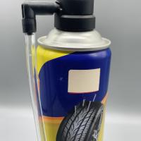 China One Inch Aerosol Tire Inflator Valve with Tinplate Construction and OEM Customization for Automotive Care for sale